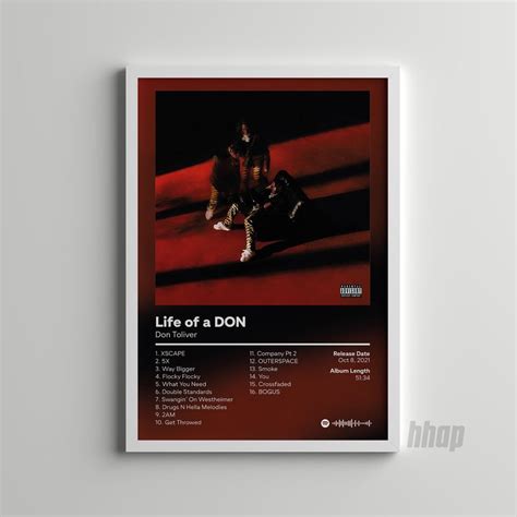 Don Toliver Life Of A Don Album Cover Poster