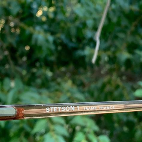 Vintage Stetson Zyloware Prescriptive Frame Glasses Gem