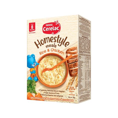 Cerelac Homestyle Meals Rice And Chicken Porridge 200g Shopee Philippines