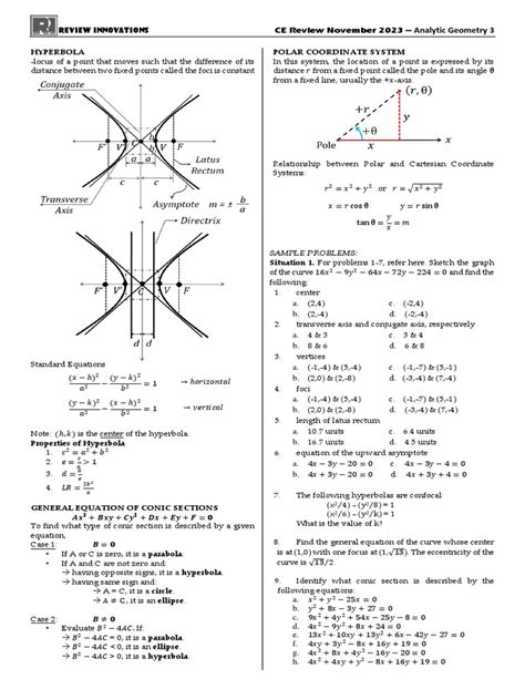 Analytic Geometry 3 Pdf Geometric Shapes Differential Geometry