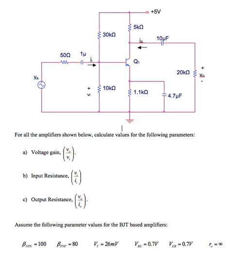 solved for all the amplifiers shown below calculate