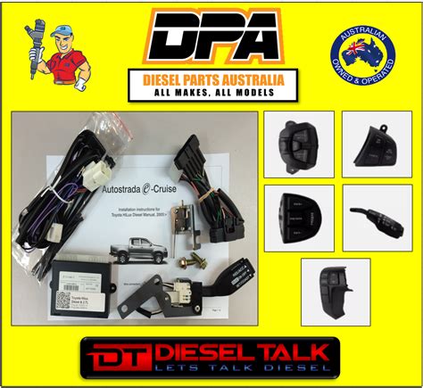 Mitsubishi Triton Cruise Control Kit E Cruise My06 10 Left Hand Stalk