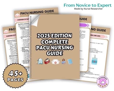 Pacu Nursing Guide Beginners And New Grad Nurse Charting Guide For