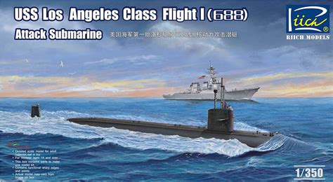 Uss Los Angeles Class Flight I 688 Attack Submarine Ipmsusa