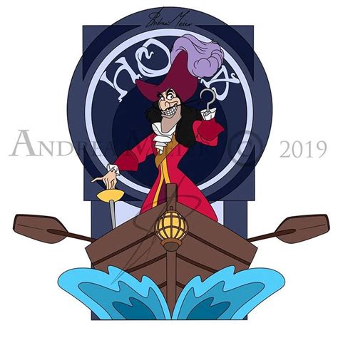 Andrea Meier On Instagram “commission”captain Hook Art Nouveau” By