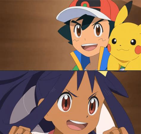 Pokemon Ash And Iris Kiss Pokemon Ash And Iris Kiss
