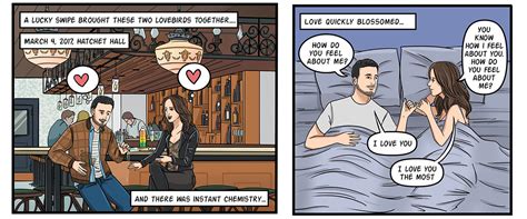 Custom Romantic Comic Strips Make Me A Comic Ltd