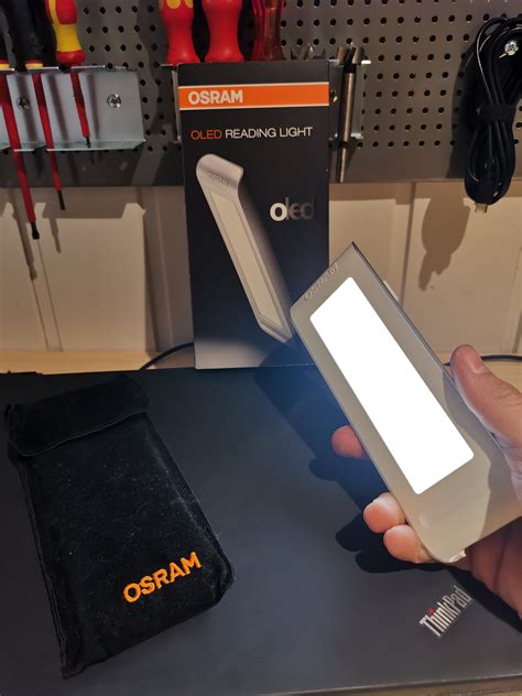 The Weirdest Light I Own Osram Oled Reading Light 3300k Dimmable And