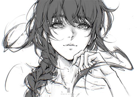 Safebooru 1girl Absurdres Braid Chainsaw Man Closed Mouth Commentary