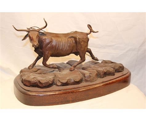 Js Mccormick Bronze Sculpture