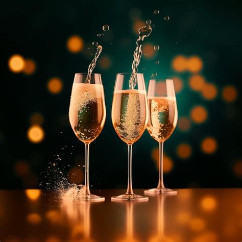 Premium Photo Gasses Of Champagne