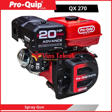 Mesin Penggerak Gasoline Proquip Qx270 Engine Bensin 12hp Qx 270