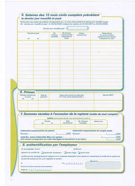 Assedic 2 Attestation Amployeur Pole Emploi Nounouannie91 Photos