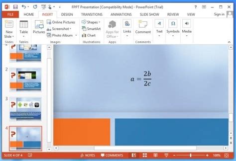 How To Add Math Expressions And Equations In PowerPoint