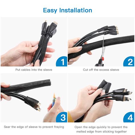 5mm Flexible Self Closing Cable Wrap P M Space Television