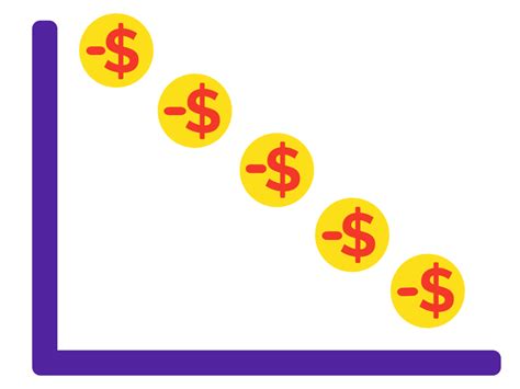 Illustration Growing Down Analytics Result Of Promotion Marketing