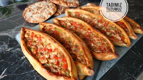 Efsane Tavuklu Pİde Tarİfİ Tadimiztuzumuz Youtube