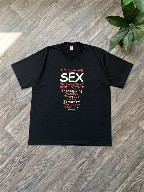 Humor × Streetwear × Vintage Sex Vintage Adult Humor Y2k Tee Like Porn