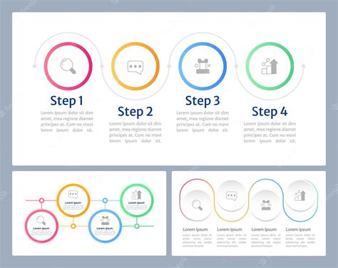 Premium Vector Data Analytics Infographic Chart Design Templates Set
