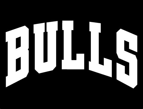 Chicago Bulls White Logo