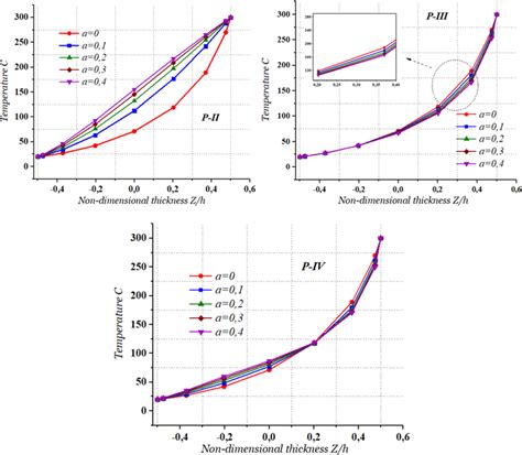 Through Thickness Temperature Distributions In A Porous Fgm With