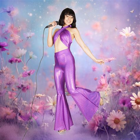 Selena Purple Jumpsuit Etsy