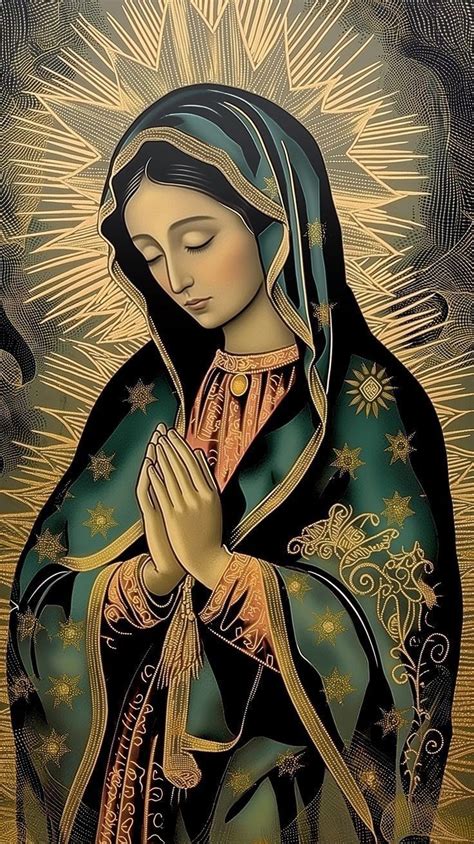 Pin By Rebeca Ortiz On Catholic Virgin Mary Art Jesus And Mary