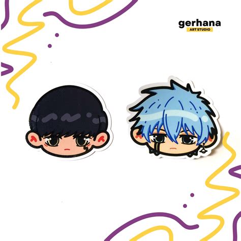 Mashle Magic And Muscle Mash Burnedead Lance Crown Chibi Sticker Shopee Malaysia