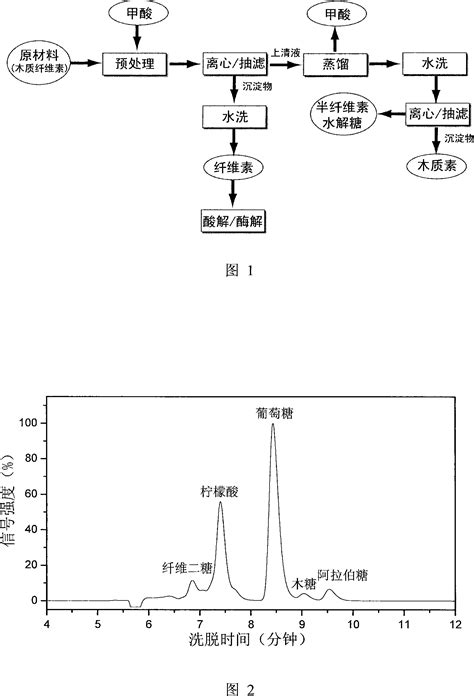 Method For Separating Lignocellulose Containing Biomass With Methanoic