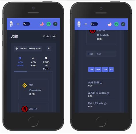 Add Liq Page Rebuild Ui Similar To The New Swap Page · Issue 249 · Spartan Protocol