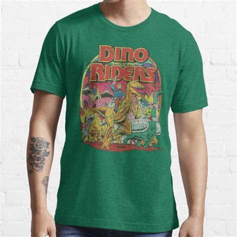 Dino Riders The Adventure Begins 1988 Essential T Shirt For Sale By