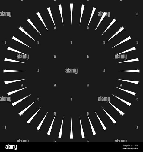 Radial Concentric Circular Triangles Shape Design Element Icon