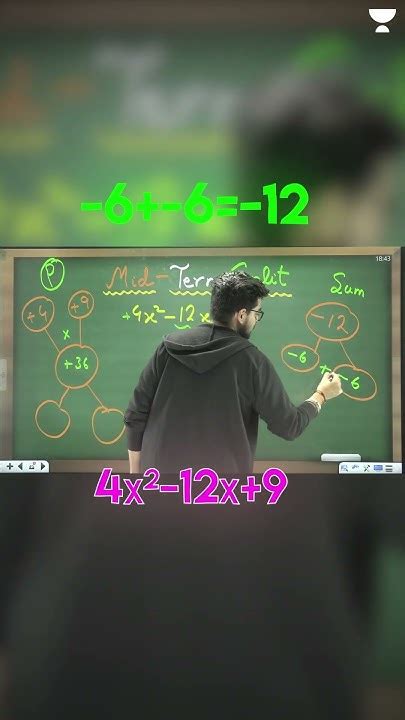 How To Do Factorization By Middle Term Splitting Shorts Ytshorts Maths Youtube