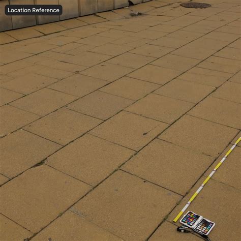 Cracked Square Paver Texture Yellow Poliigon