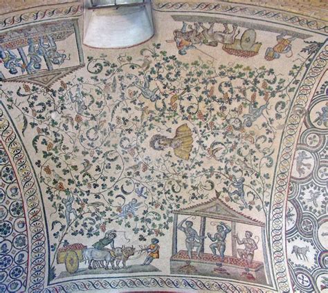 Mosaics In The Church Of Santa Costanza In Rome Walks In Rome Est 2001