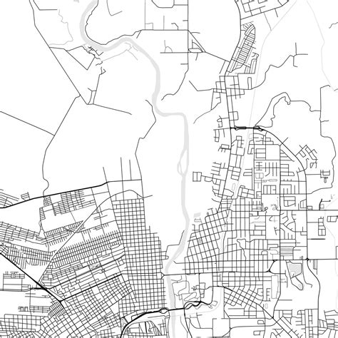 Eagle Pass Map Print Eagle Pass Map Poster Wall Art Tx City Map