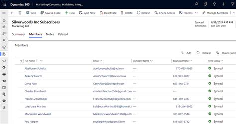 integrate mailchimp with dynamics 365 crm marketing4dynamics