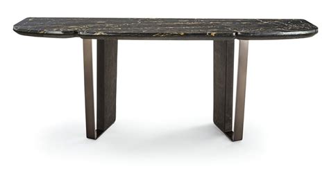 Modern Hall Console With Shaped Shelf Keope Longhi It