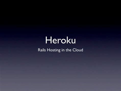 Rails Usergroup Hamburg Heroku Key