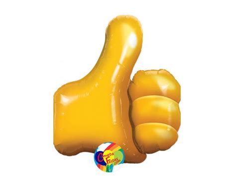 Balão Mão Joinha Afirmativo Like Blogueira Youtuber Elo7