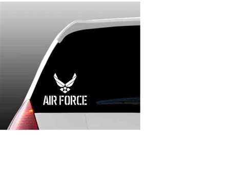 Air Force Car Window Decal Etsy