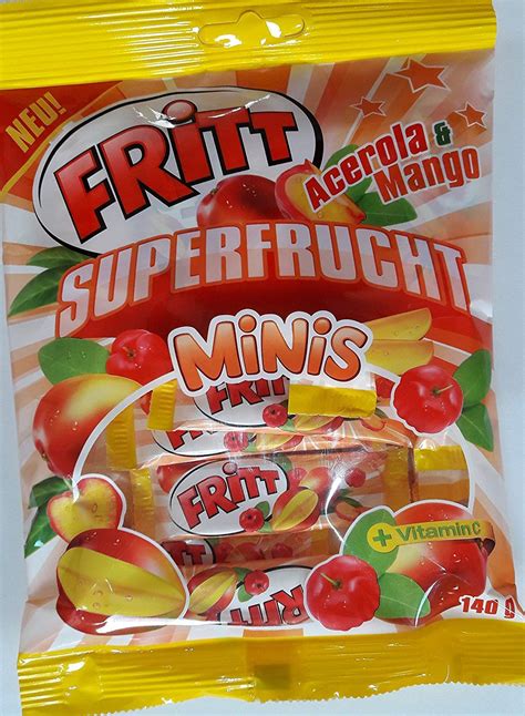 Buy German Fruit Chewy Candy Fritt Superfruit Minis Kaubonbon Acerola