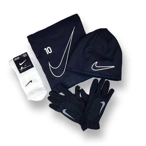 Зимовий набір Шапка, Бафф, Рукавиці, Шкарпетки Nike з ігровим номером ...