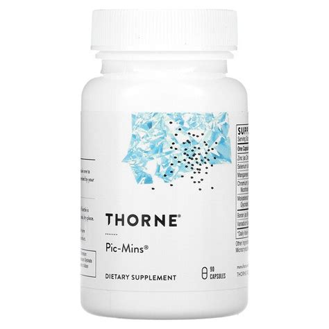 Thorne Research Pic Mins 90 Capsulessingapore