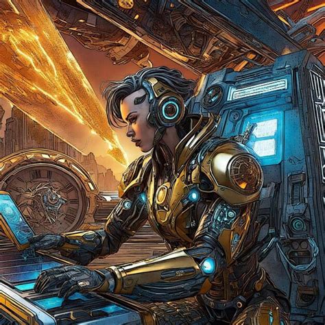 Robotic Terminator Premium Ai Generated Image
