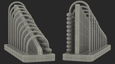 Wooden Abacus Collection 3d Model 39 3ds Fbx Obj Ma Max C4d