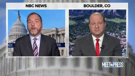 Watch Meet The Press Excerpt Full Polis Interview Unvaccinated People