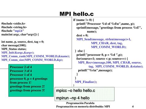 Ppt ProgramaciÓn Paralela Modelos De Programación Paralela