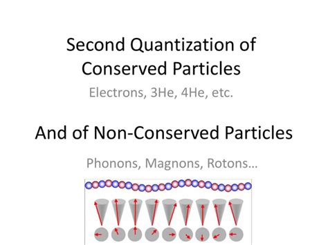 L4secondquantizationofparticles