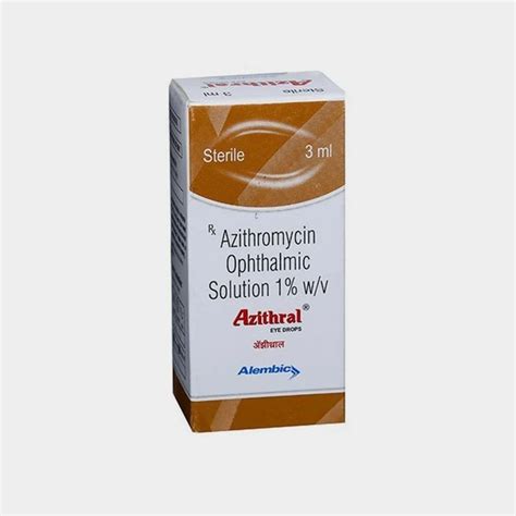 Azithral Eye Drop At ₹ 120bottle Ophthalmic Segment In Nagpur Id